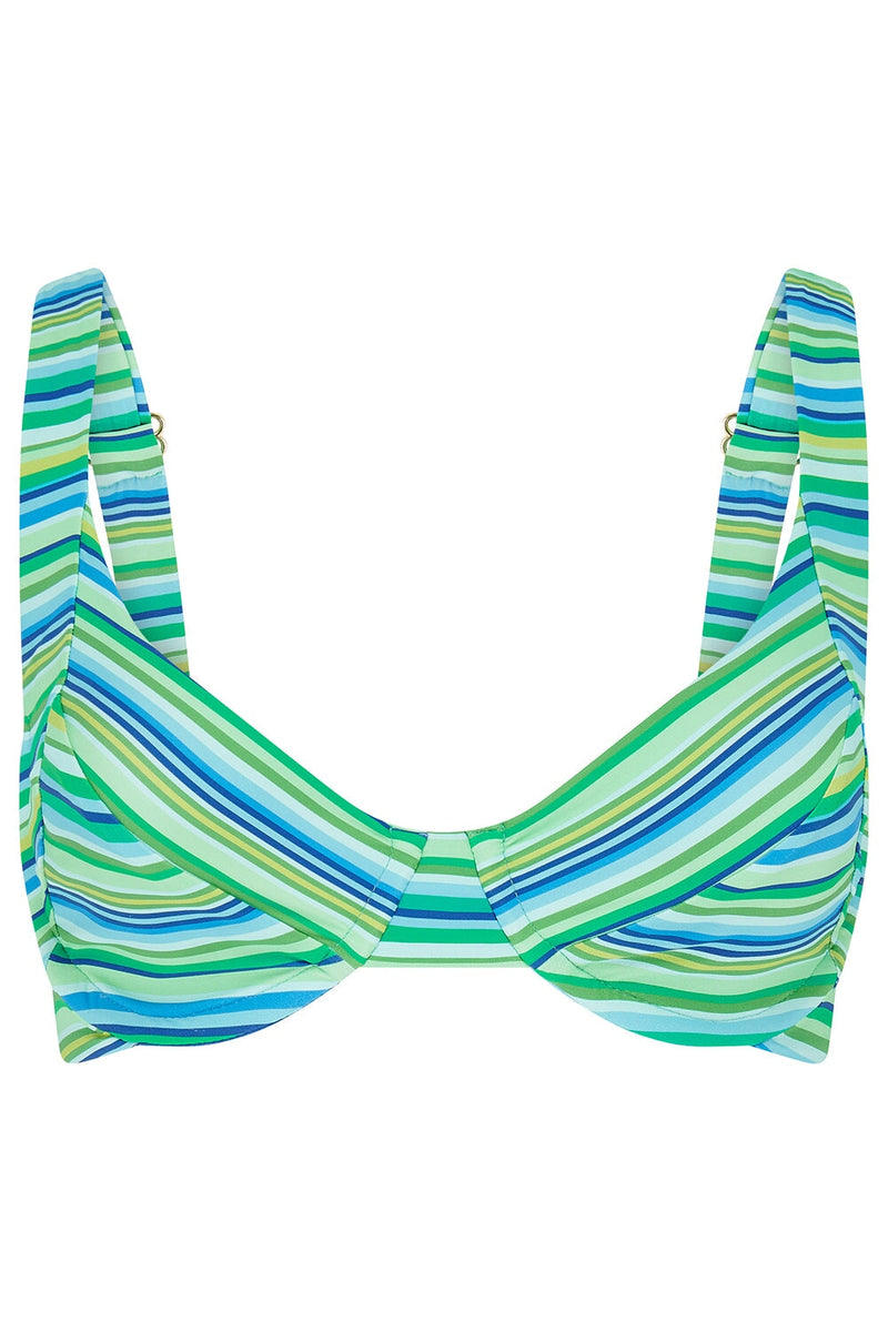 Lily Underwire Top - Rio Stripe – JUNK LDN